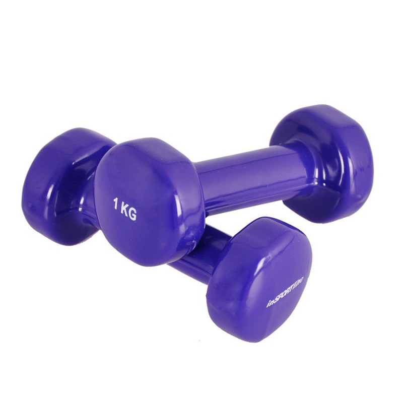 Rubber coated vinyl dumbbell