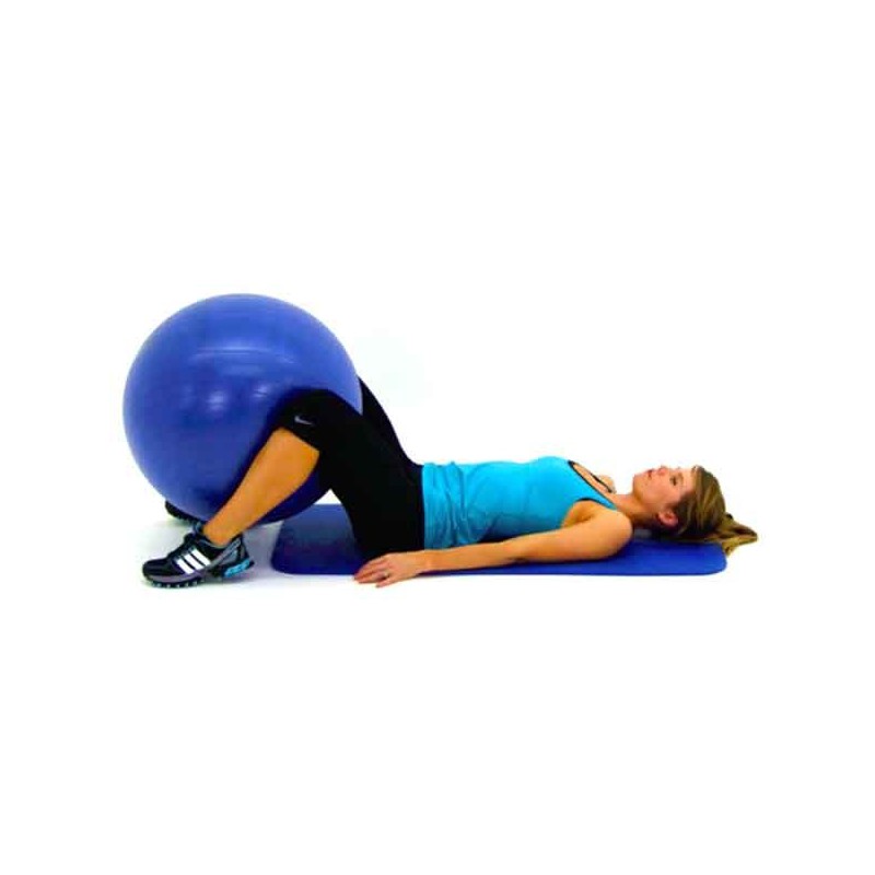 Anti-burst Gym Ball & Tpe Yoga Mat combo