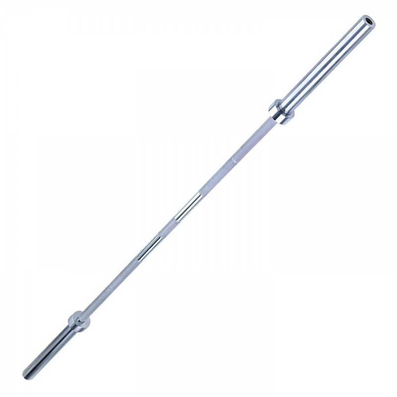 Heavy duty Olympic barbell bar 6 feet with two clips