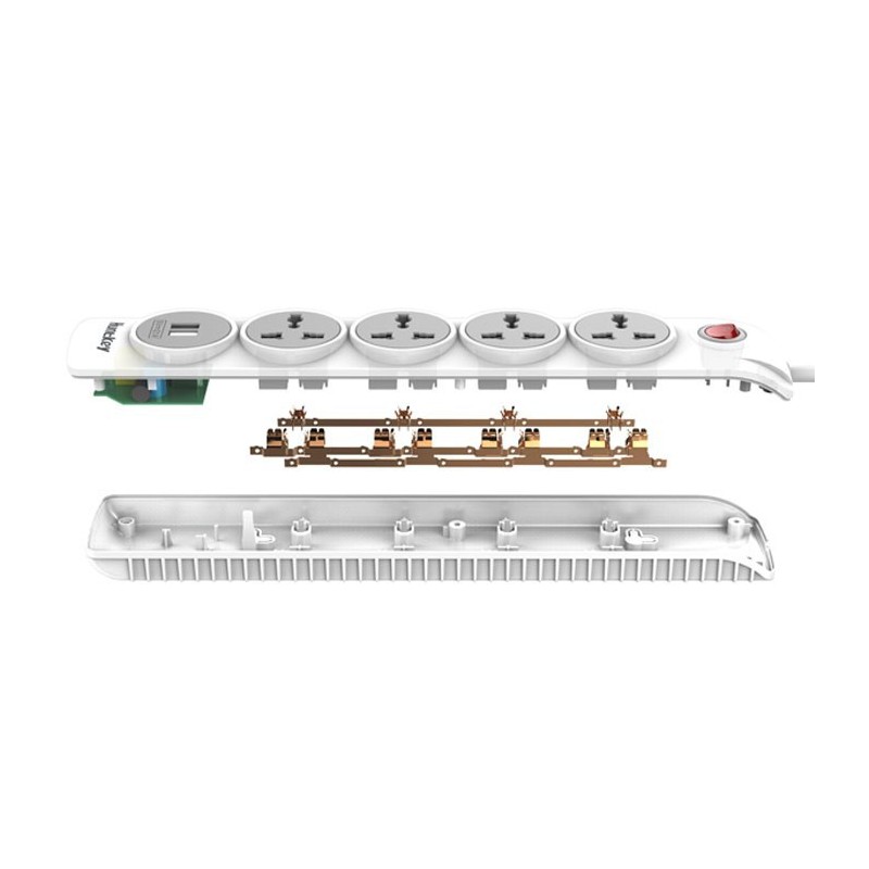 Huntkey SZN507 Four Socket With USB