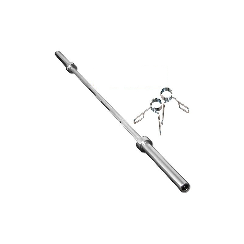 Heavy duty Olympic bar 7 Feet with two clips