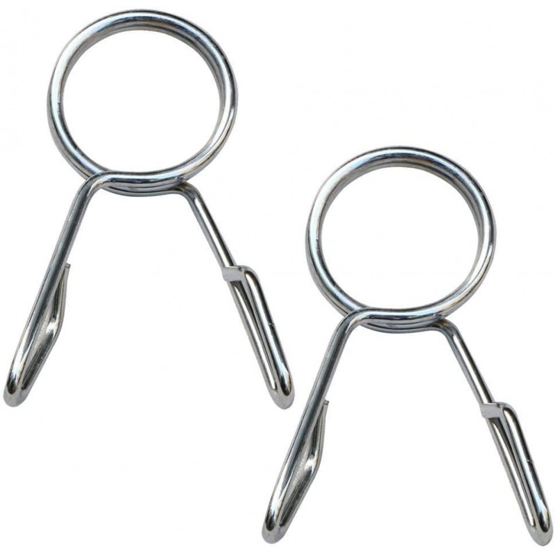 Heavy duty Olympic barbell bar 5 feet with two clips