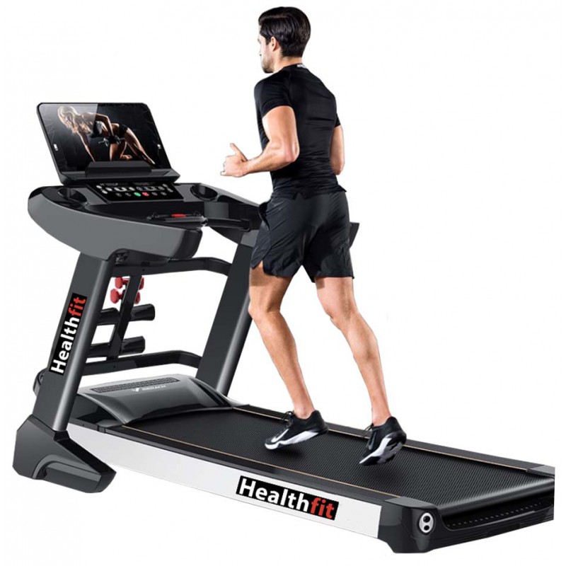 Healthfit 586DS Android Intelligent 4.0HP foldable motorized treadmill