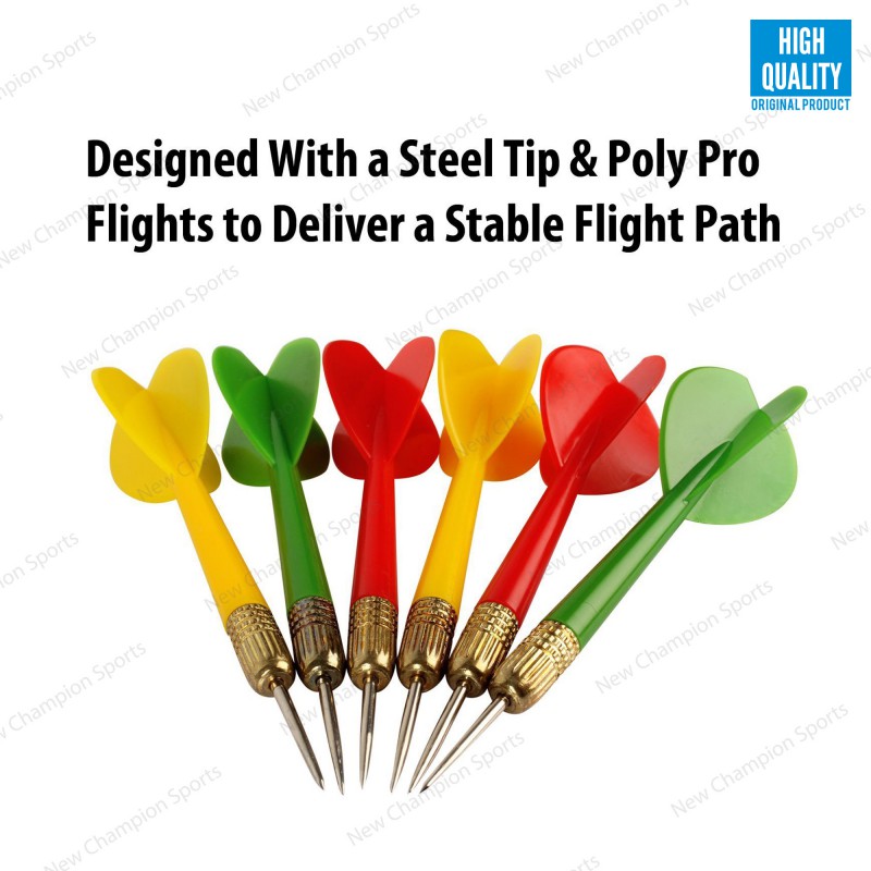 Ninja Dartboard 17'' Inch With 6 Non pointing Darts