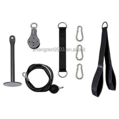 Cable Pulley System with Loading Pin for LAT Pull Down