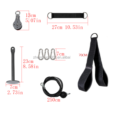 Cable Pulley System with Loading Pin for LAT Pull Down