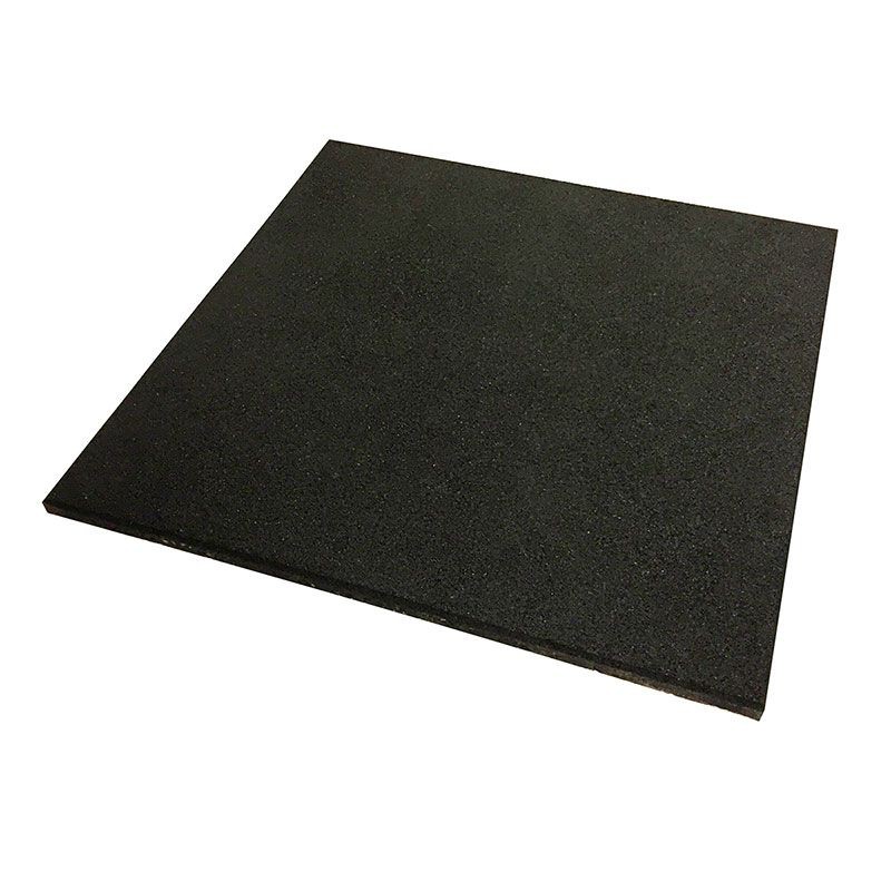 Rubber Gym Floor Mat 24''x24''