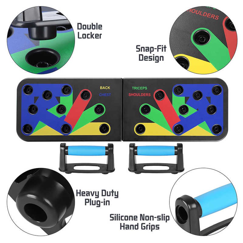 Foldable Push Up Board Multi Function Push Up Rack