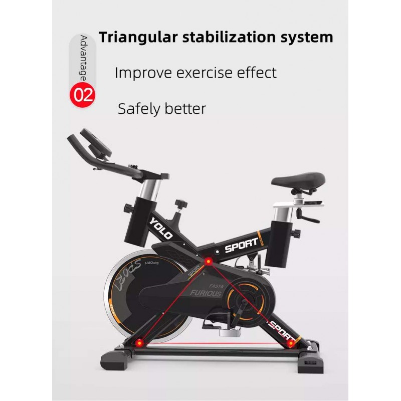 Body Train Heavy Duty Spinner Exercise Bike