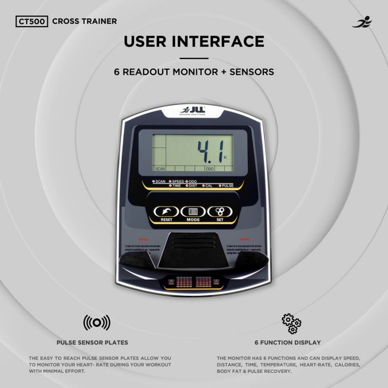 JLL Front Driven Elliptical Trainer CT500