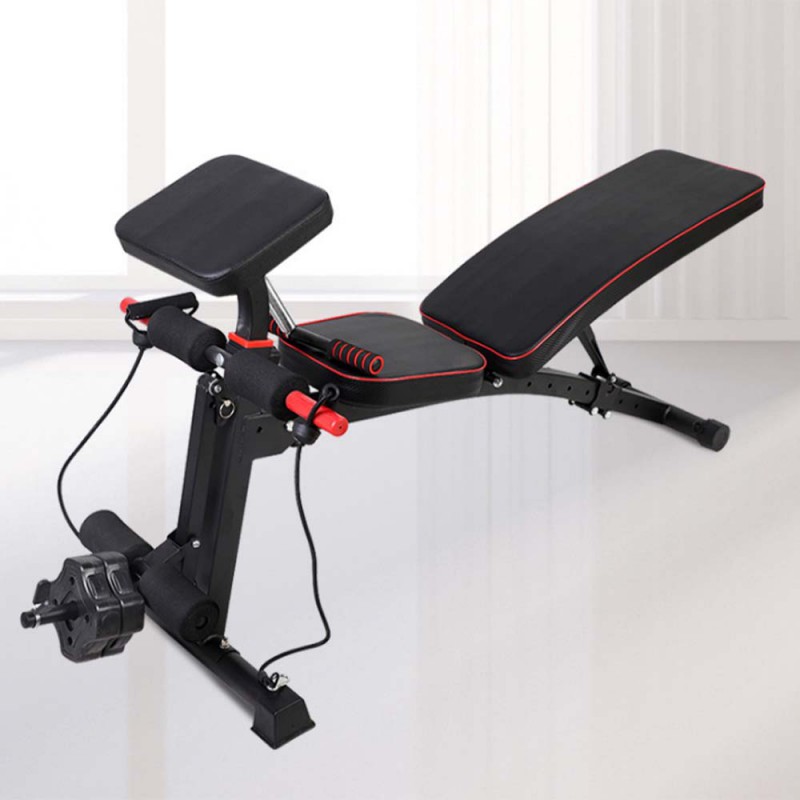 Adjustable Multi-functional Dumbbell bench with leg extension ...