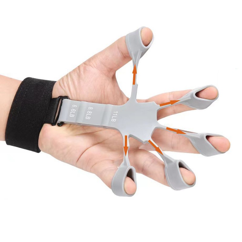 Men's and women's fitness training silicone finger trainer wrist grip ...