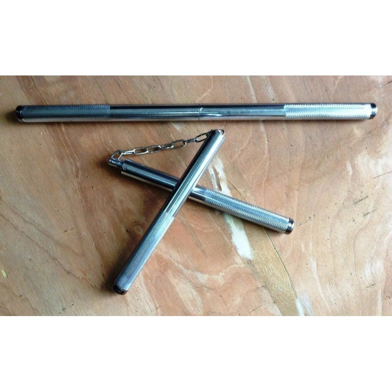 Stainless Steel Nunchaku Chen Xi for Martial Arts Rod Convertible
