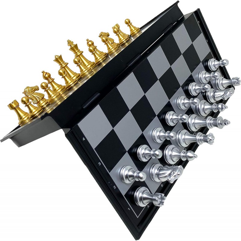 Magnetic Standard Edition Foldable Chess Board Portable Travel Board ...