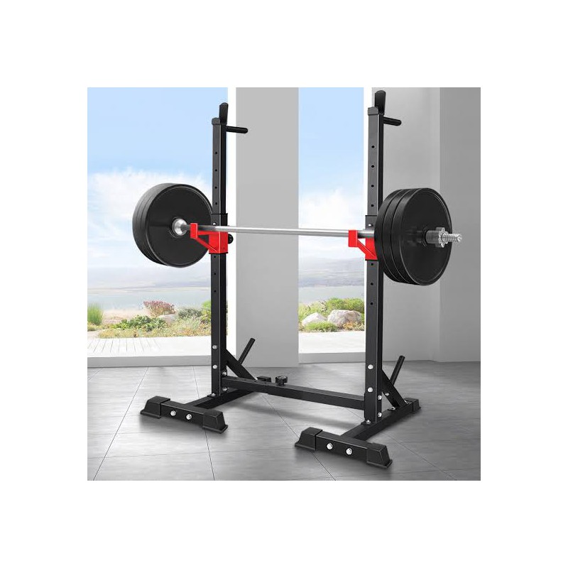 Adjustable Squat Rack Fitness Weight Lifting Barbell Stand