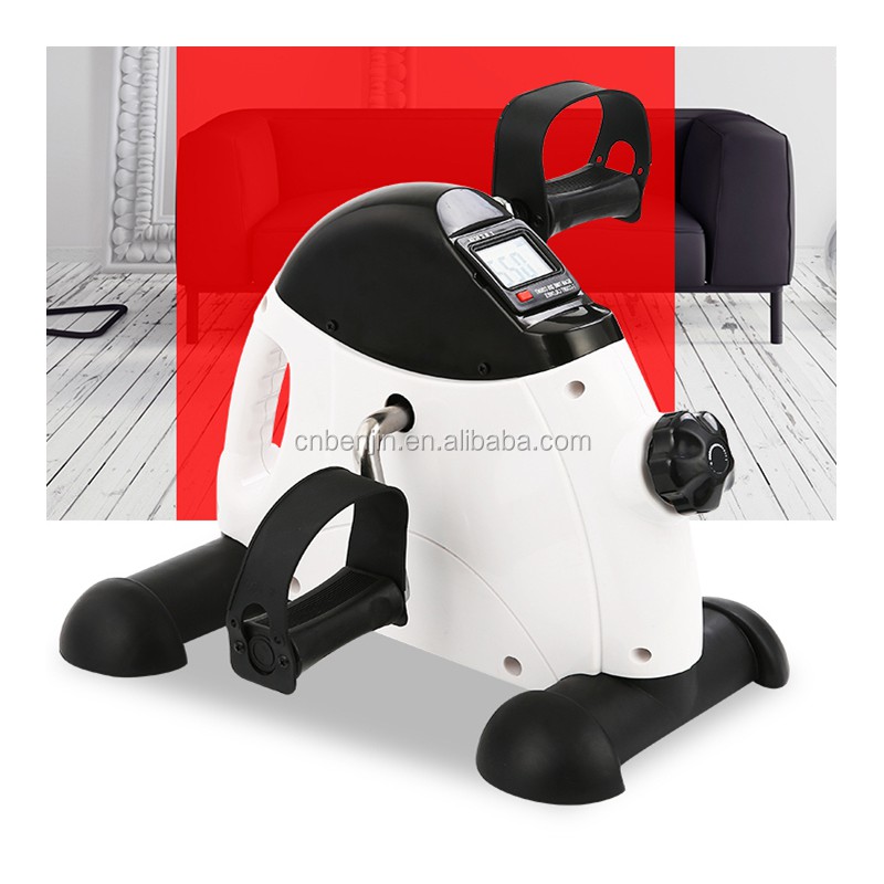 Mini Exercise Bike Portable Pedal Exerciser Resistance with LCD Display ...