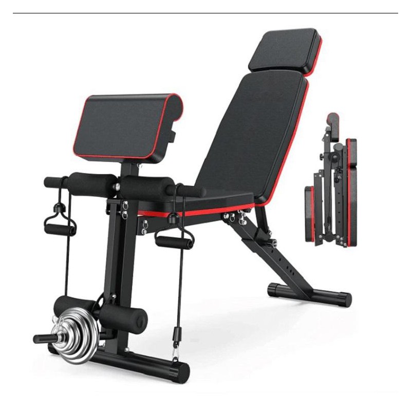 Adjustable utility bench multi purpose sit up and dumbbell bench